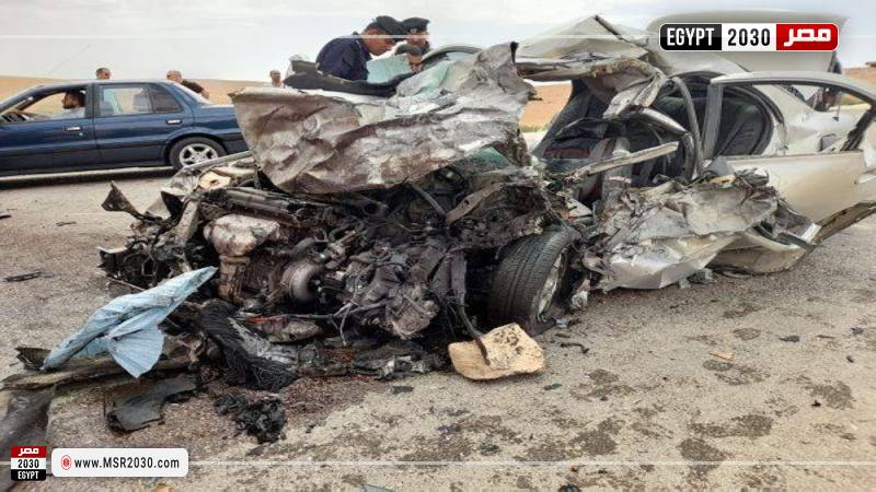 بالأسماء تفاصيل مصرع وإصابة 28 شخصا في حادث مروع على الطريق الصحراوي