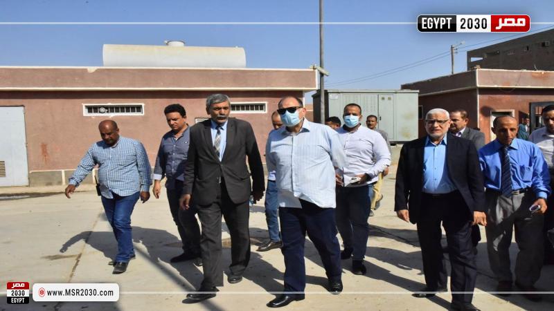 محافظ أسيوط يتفقد مجزر الدواجن الآلي بمدينة الصفا الصناعية ببني غالب
