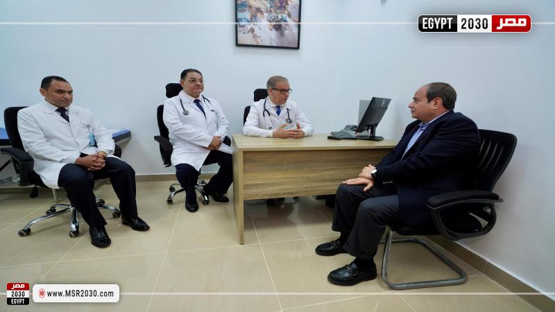 السيسي يجري الكشف الطبي لاستكمال أوراق الترشح للانتخابات الرئاسية توك